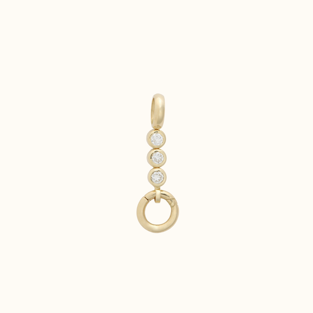 charm extender in diamond row – illa jewelry