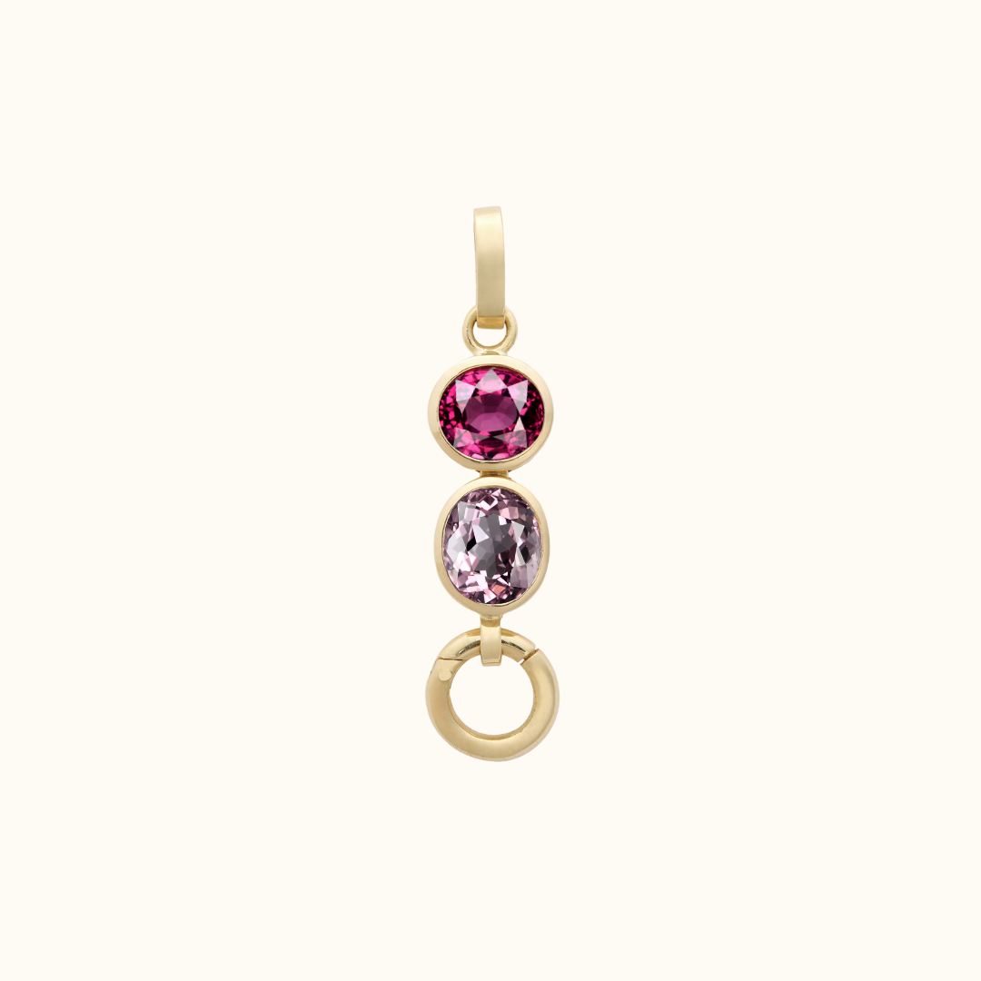 charm extender in dragonfruit açaí sorbet – illa jewelry